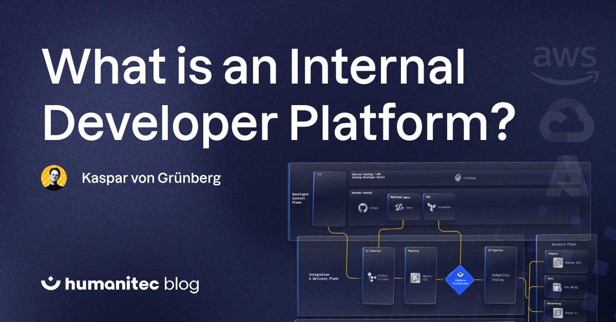 What Is an Internal Developer Platform? | Humanitec